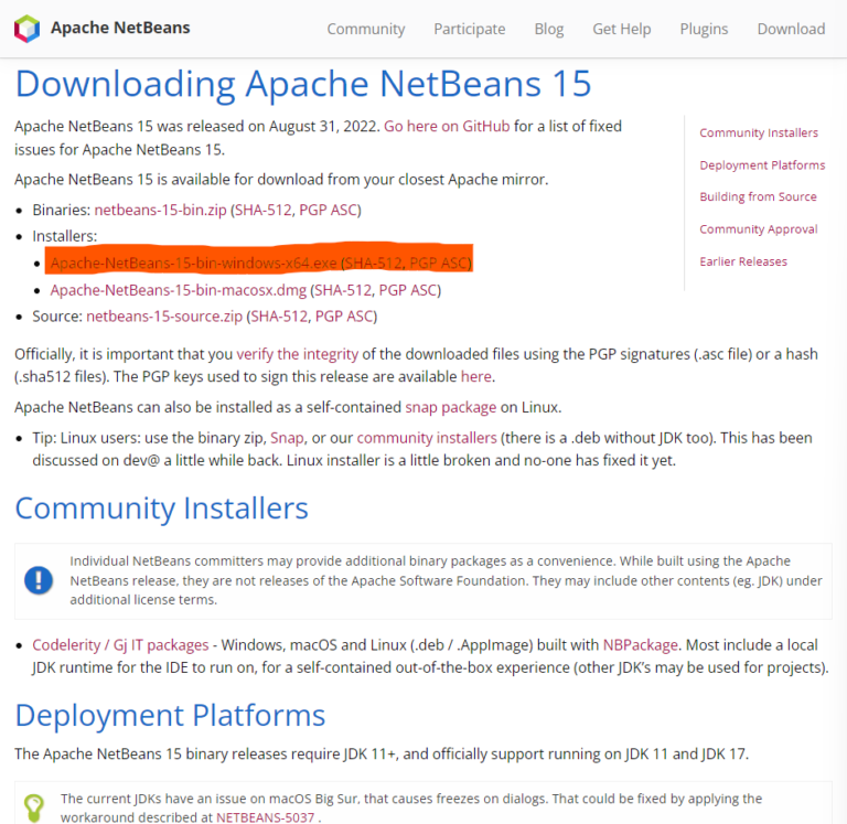 Descargar e instalar NetBeans - EMENESES DEVELOPERS